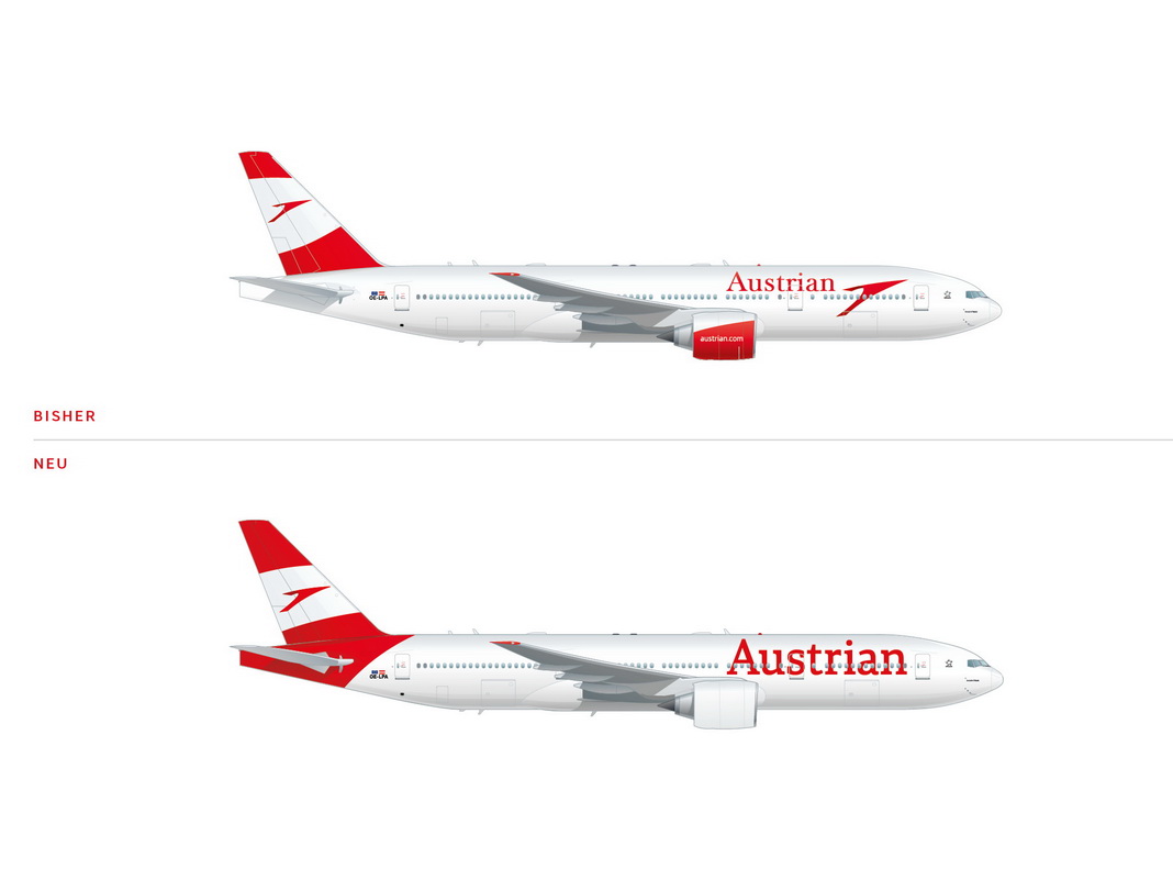 Logo wird angepasst: Austrian Airlines feilt am Markenauftritt » news ...