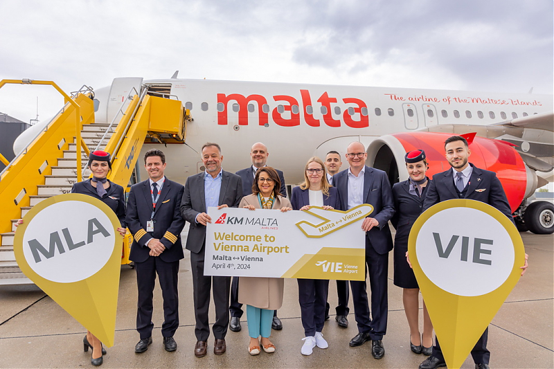 KM Malta Airlines nimmt den Flugbetrieb nach Wien auf » news | tma-online